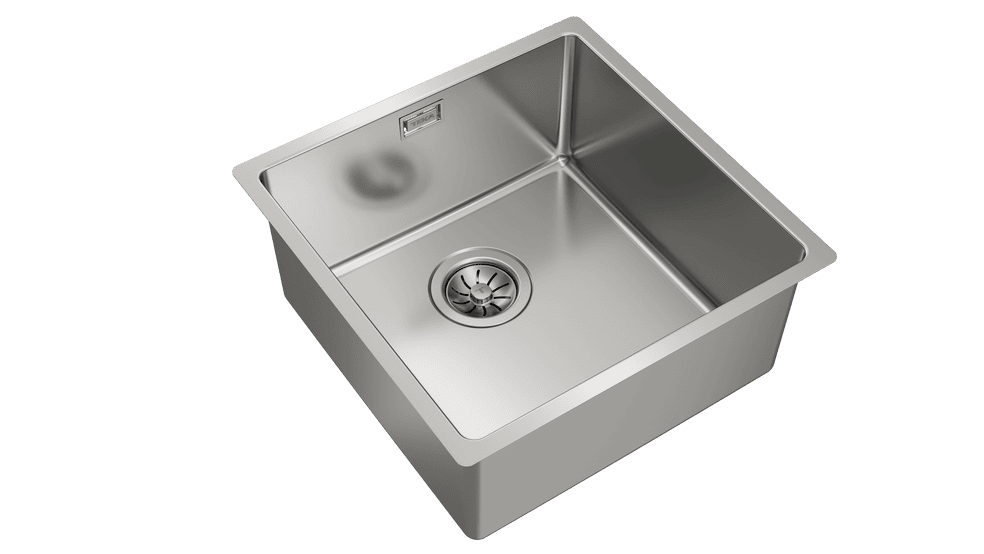 TEKA MAESTRO Be Linea RS15 40.40 Undermount Stainless Steel Sink with ...