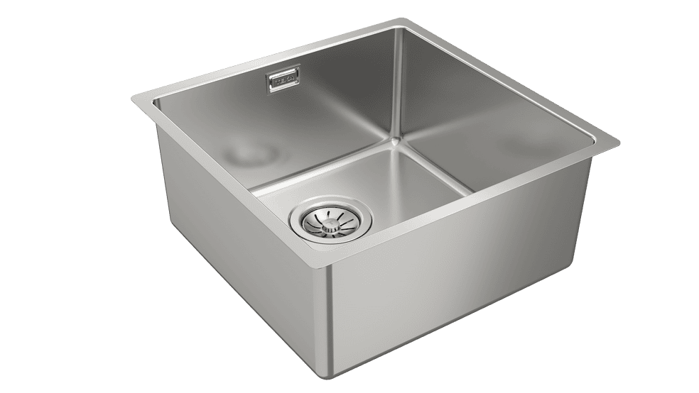 TEKA MAESTRO Be Linea RS15 40.40 Undermount Stainless Steel Sink with ...